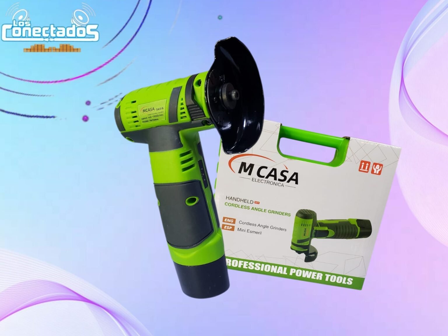 Mini Esmeril Inalámbrico 3” – Incluye 2 Baterías, Cargador y 2 Discos ...